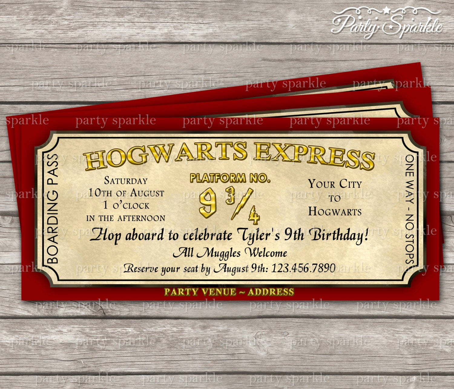Harry Potter Invitation To Hogwarts Collegio Sanlorenzo Template