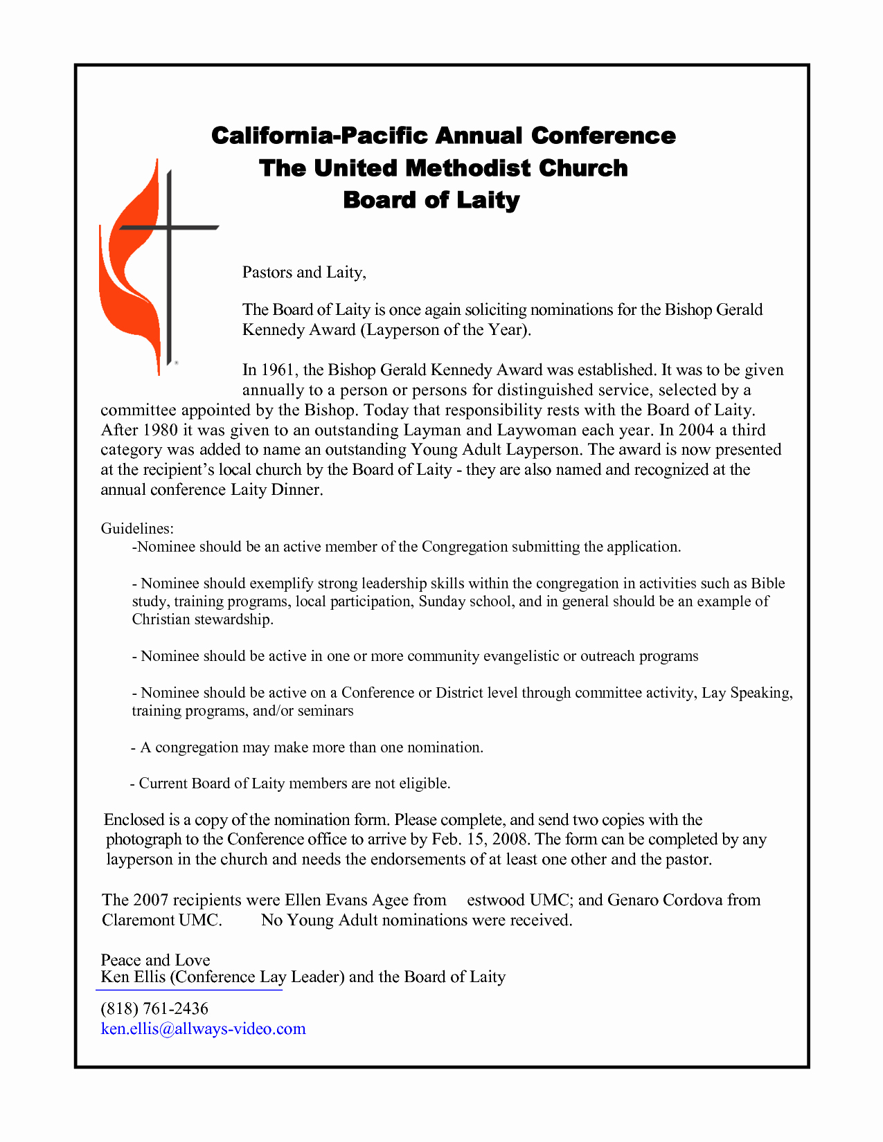 Pastor Anniversary Invitation Letter Collegio Sanlorenzo Template
