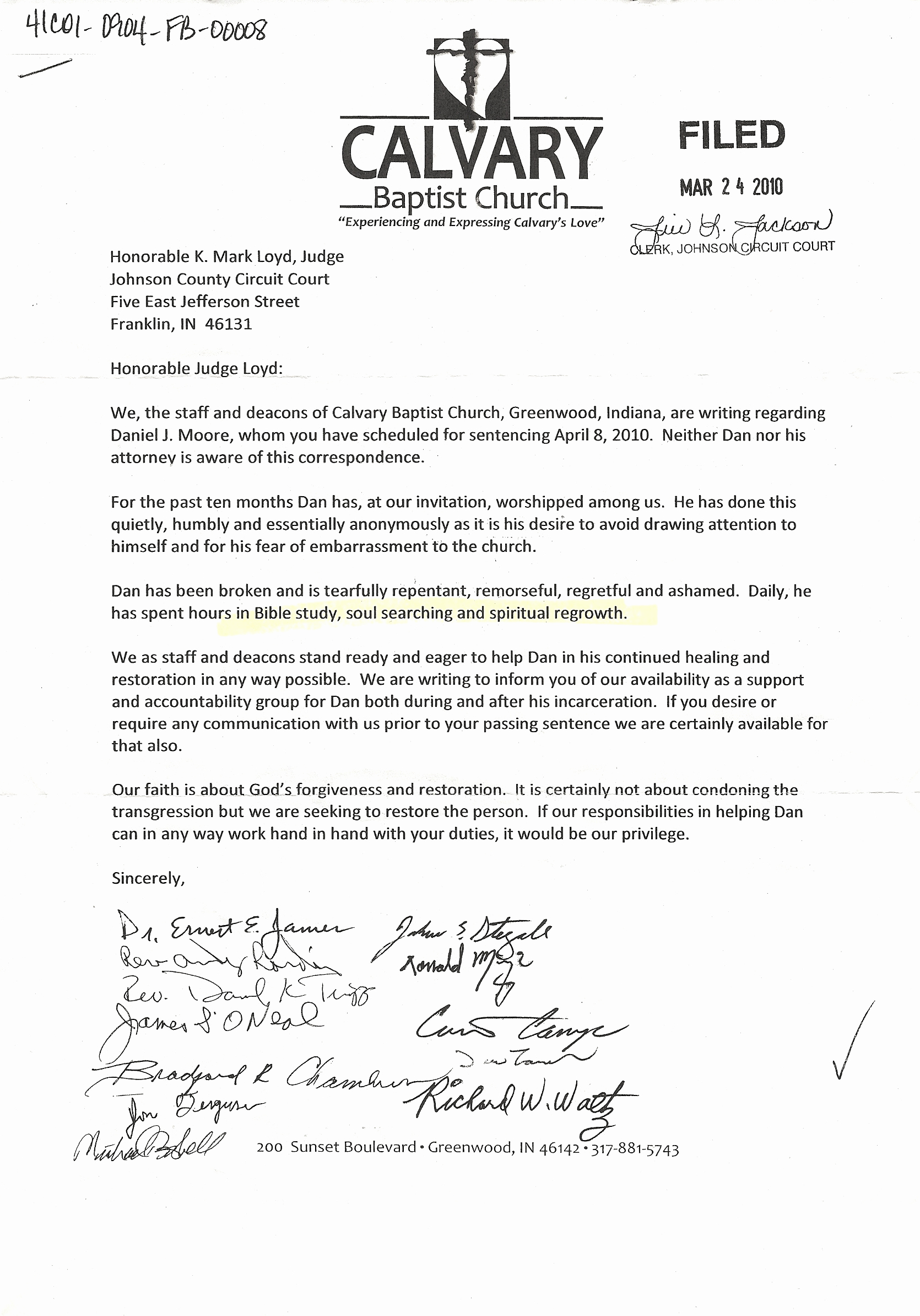 Church Anniversary Letter From Pastor