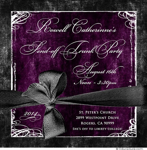 Send Off Party Invitation Collegio Sanlorenzo Template