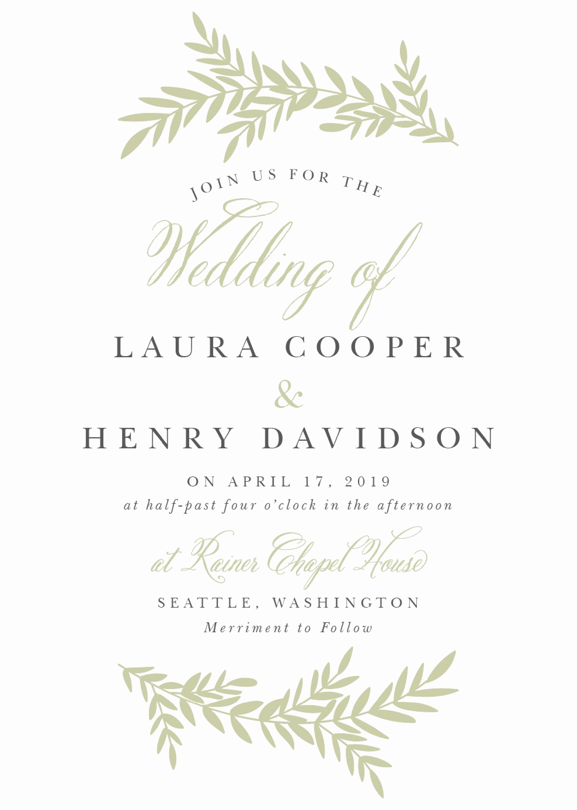 Mermaid Invitation Template